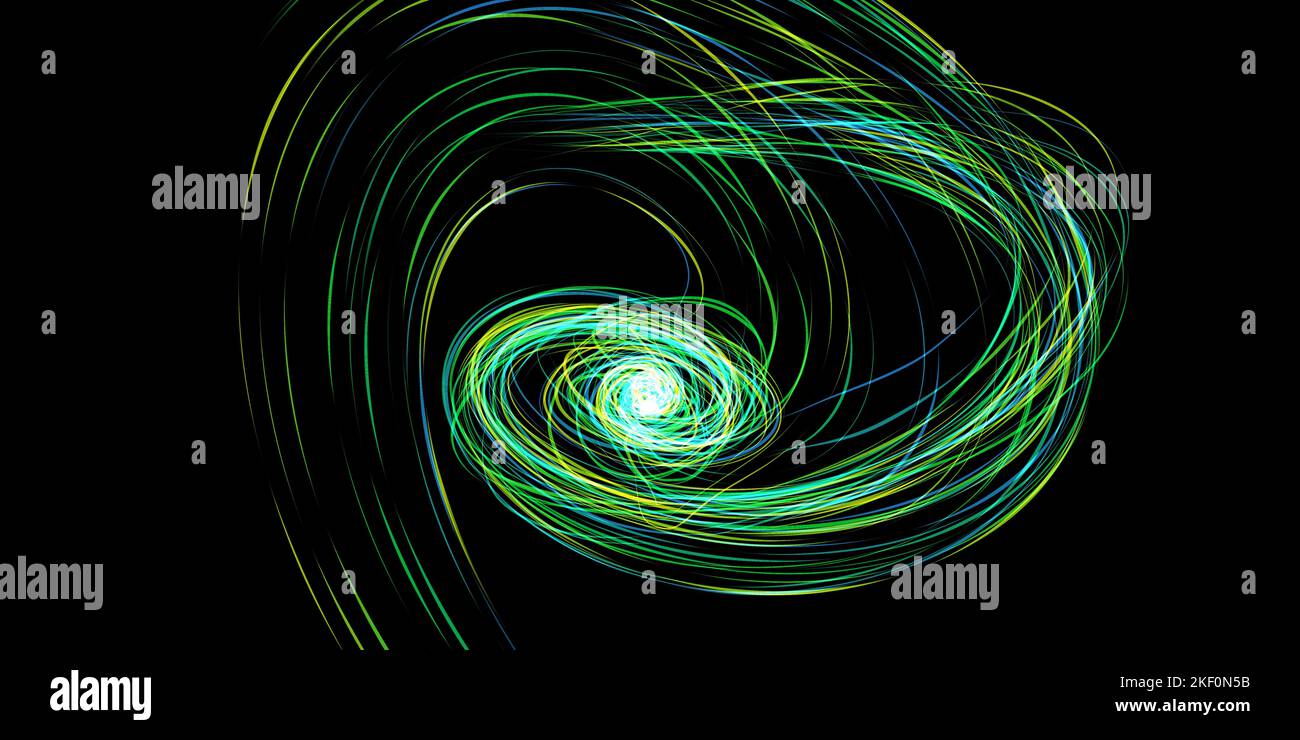 Exploding supernova , forminng of nebula. Black hole in the center of galaxy. Big bang concept ...