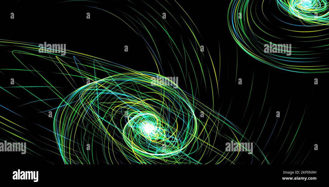 Exploding supernova , forminng of nebula. Black hole in the center of galaxy. Big bang concept ...