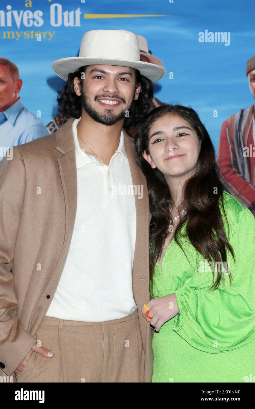 LOS ANGELES - NOV 14: Xolo Mariduena, sister Oshun Ramirez at the ...