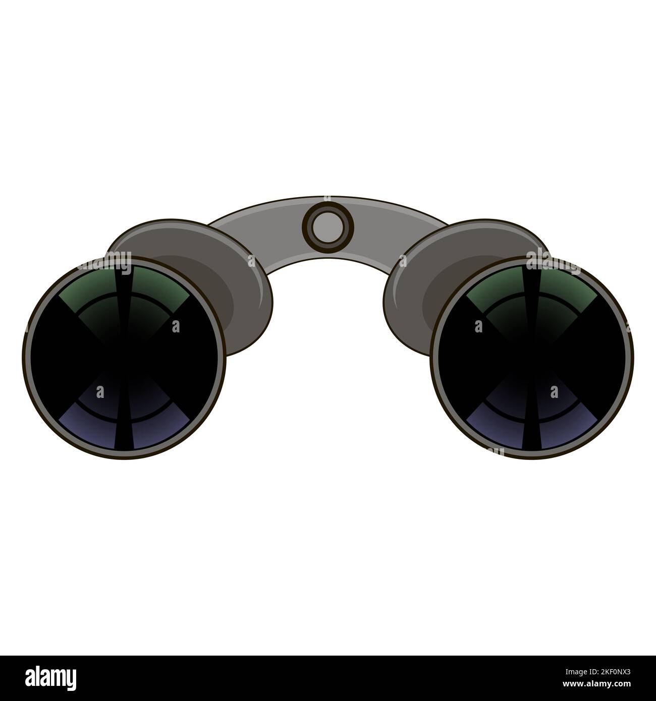 Modern Binoculars Icon Isolated on White Background Stock Photo - Alamy