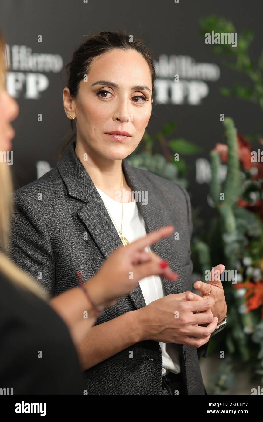 Madrid, Spain. 15th Nov, 2022. Tamara Falco presents "TFP By Pedro del ...