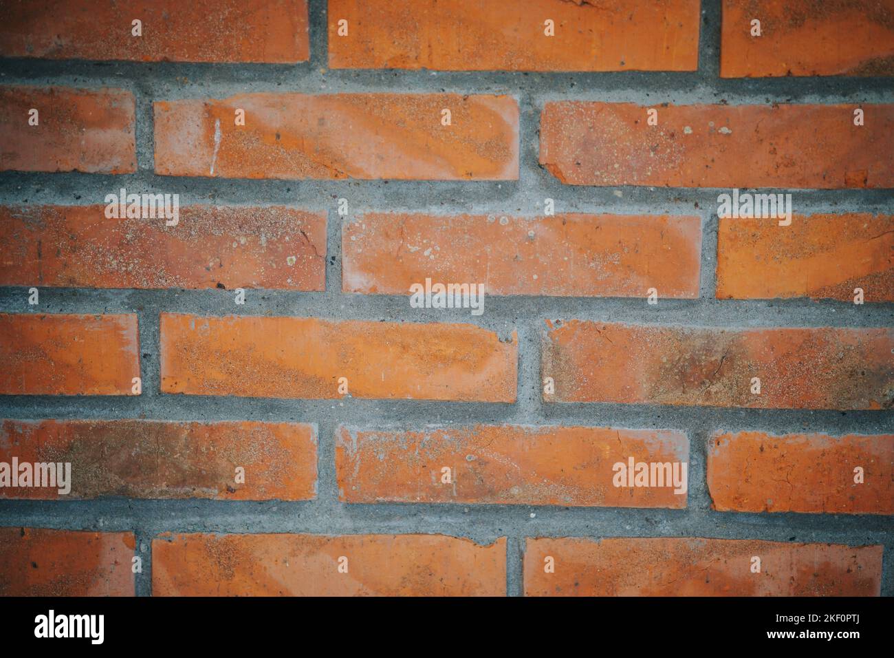 A closeup shot of a brick wall for overlays and backgrounds Stock Photo ...