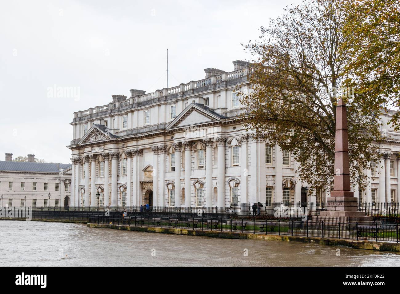 The Old Royal Naval College, on the right the Joseph Rene Bellot ...