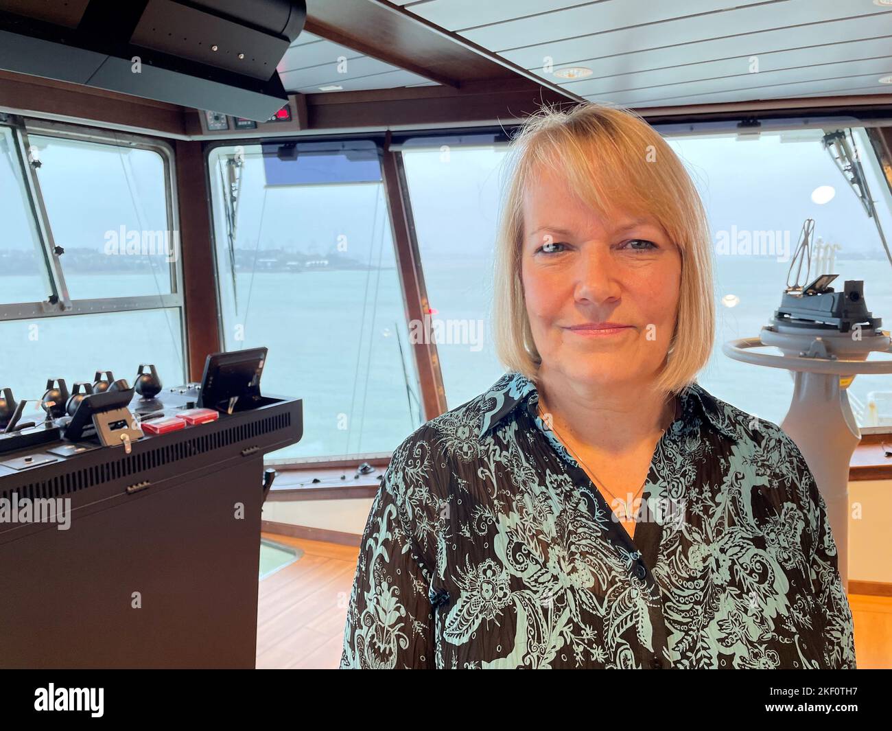 Professor Dame Jane Francis, the Director of British Antarctic Survey ...