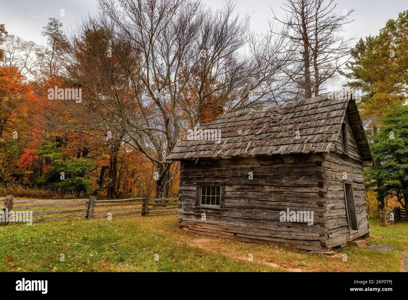 Blue Ridge Park Way, Virginia, USA - October 16, 2022: “Aunt” Orelena ...