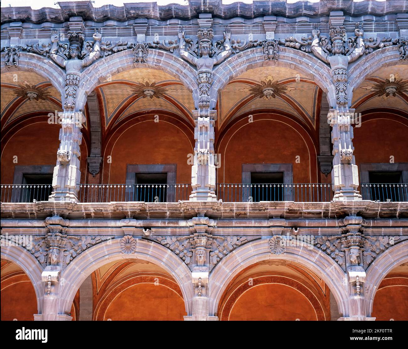Queretaro,San Agustin monastery, Mexico Stock Photo - Alamy