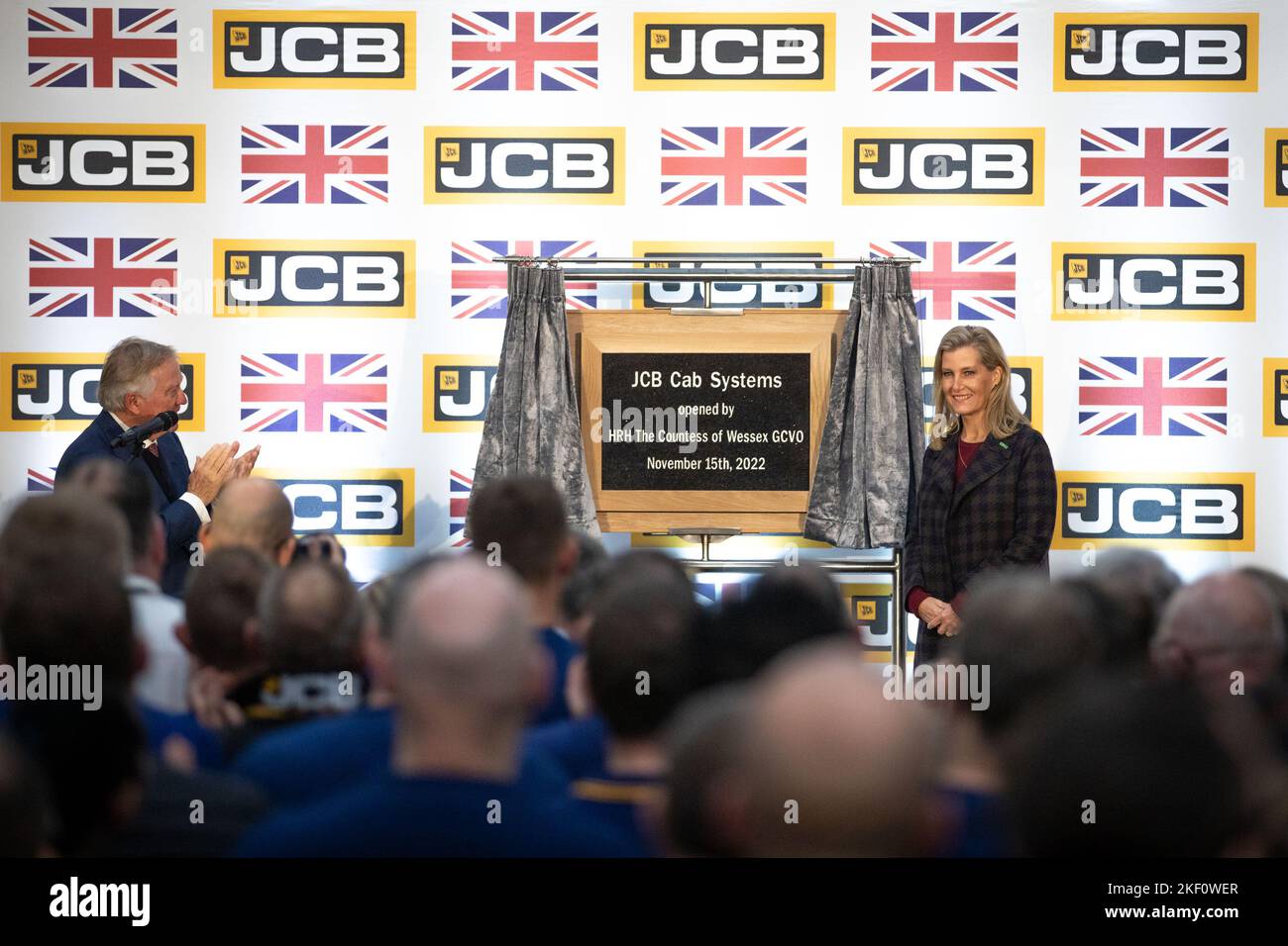The Countess of Wessex officially opened the JCB Cab Systems Factory in ...