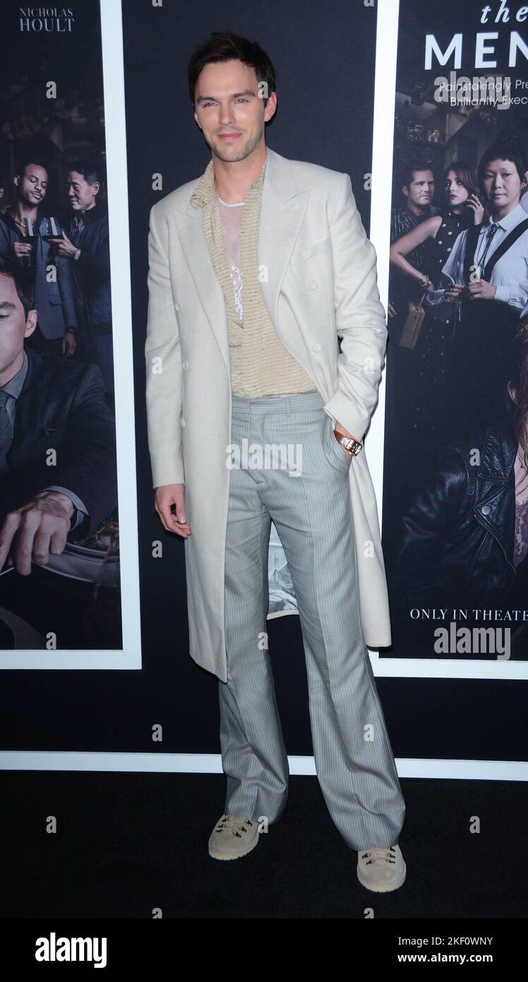 14 November 2022 - New York New York - Nicholas Hoult. "The Menu" New ...