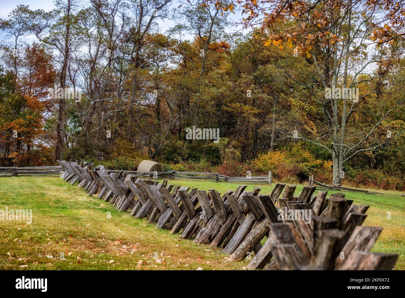Autumn landscapes along the Blue Ridge Parkway in Virginia, USA Stock ...