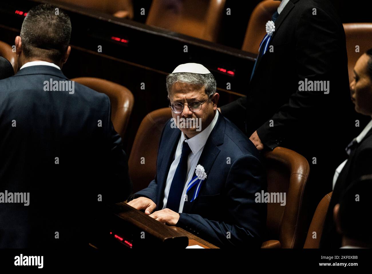 Jerusalem, Israel. 15th Nov, 2022. Israeli far right Knesset member ...