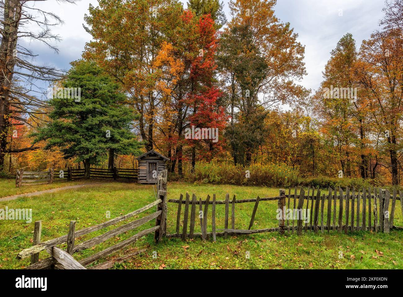 Blue Ridge Park Way, Virginia, USA - October 16, 2022: “Aunt” Orelena ...
