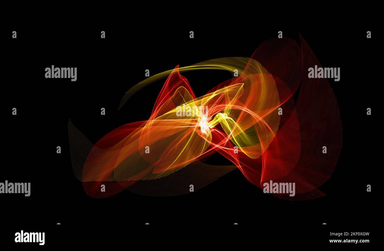 Exploding supernova , forminng of nebula. Black hole in the center of ...