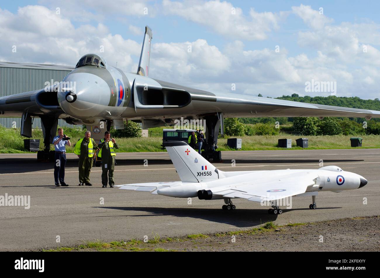 Avro Vulcan B2, XM655, Wellesbourne, England, United Kingdom Stock ...