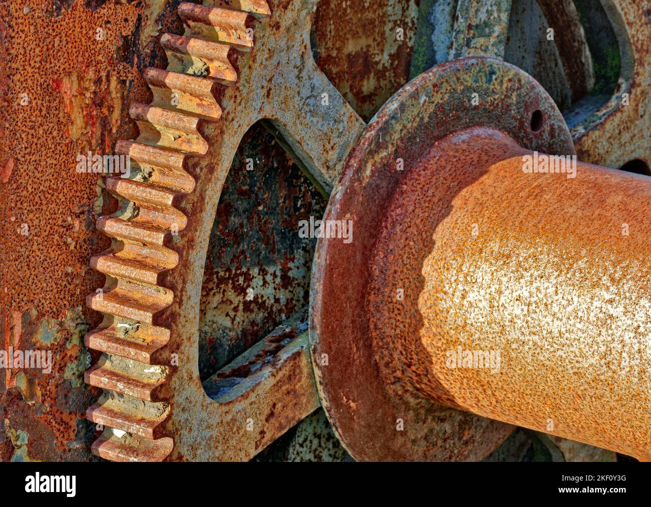 Old rusty or rusted toothed cog wheel Stock Photo - Alamy