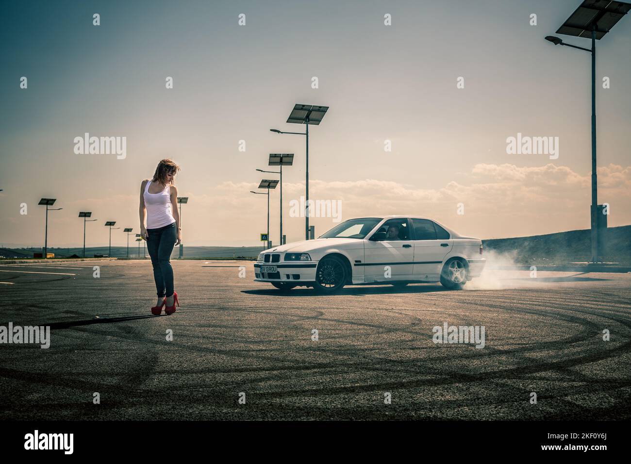 Bmw drift car hi-res stock photography and images - Alamy