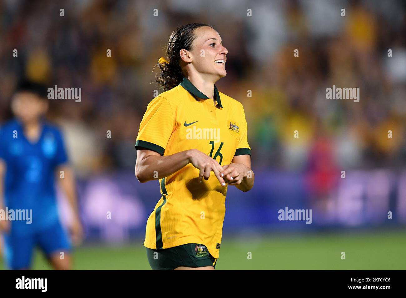 GOSFORD, AUSTRALIA - NOVEMBER 15: Hayley Raso of Australia celebrates ...