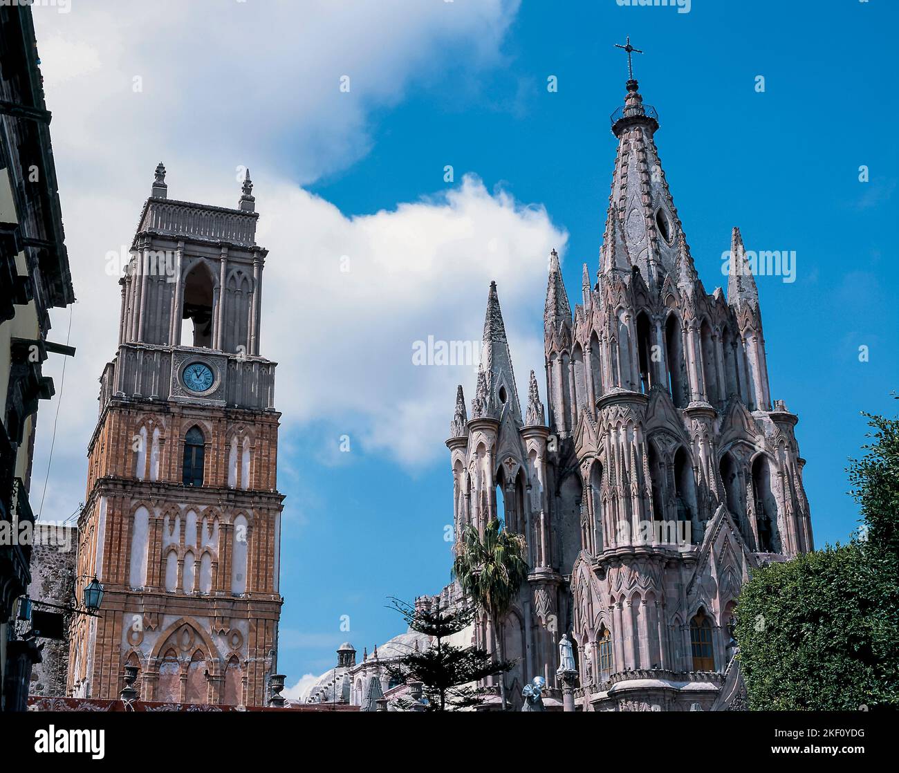 San Miguel de Allende,Sam Miguel Arcangel church, Mexico Stock Photo ...