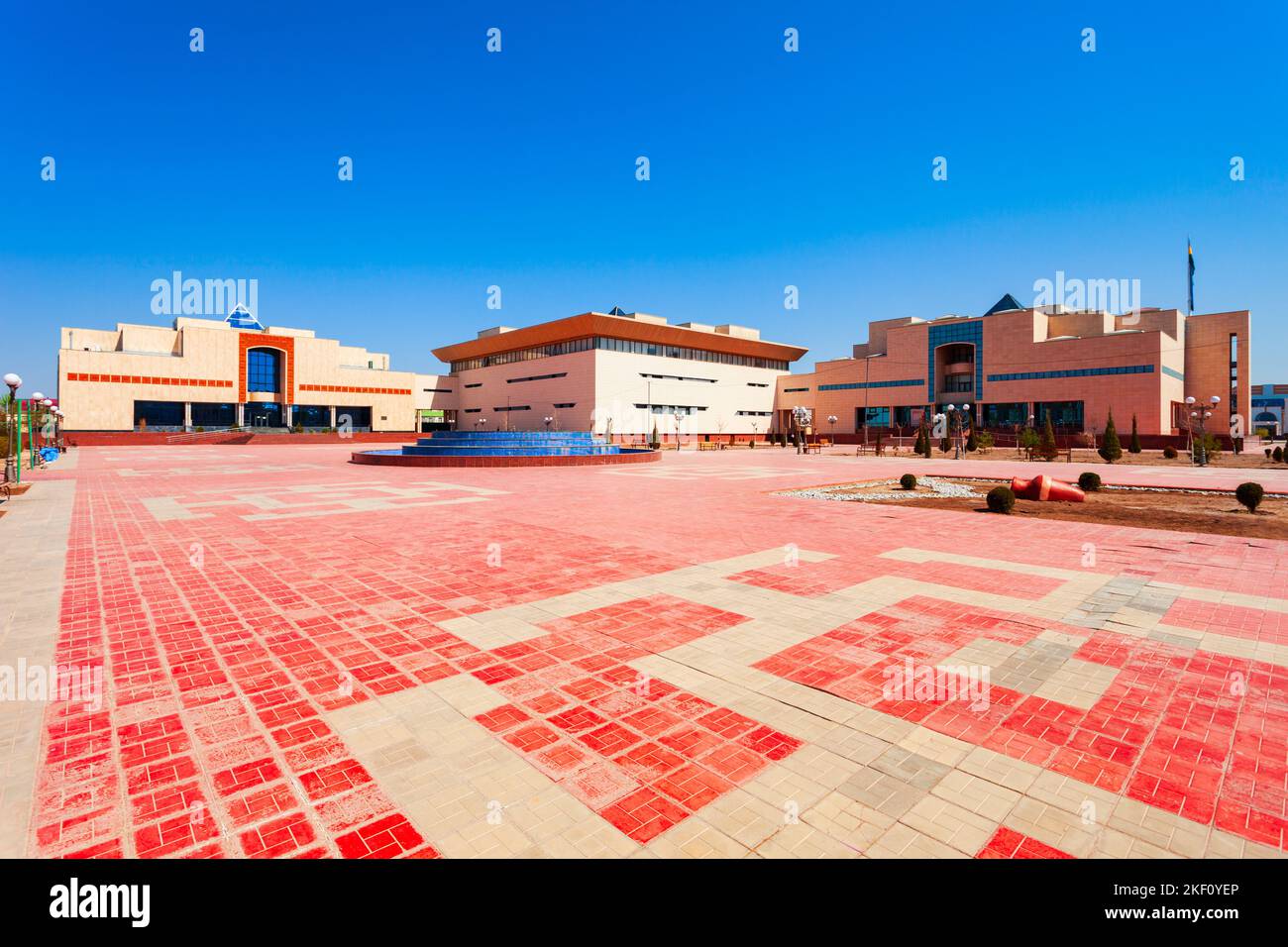 Nukus Art Museum or Savitsky Museum in the centre of Nukus city ...