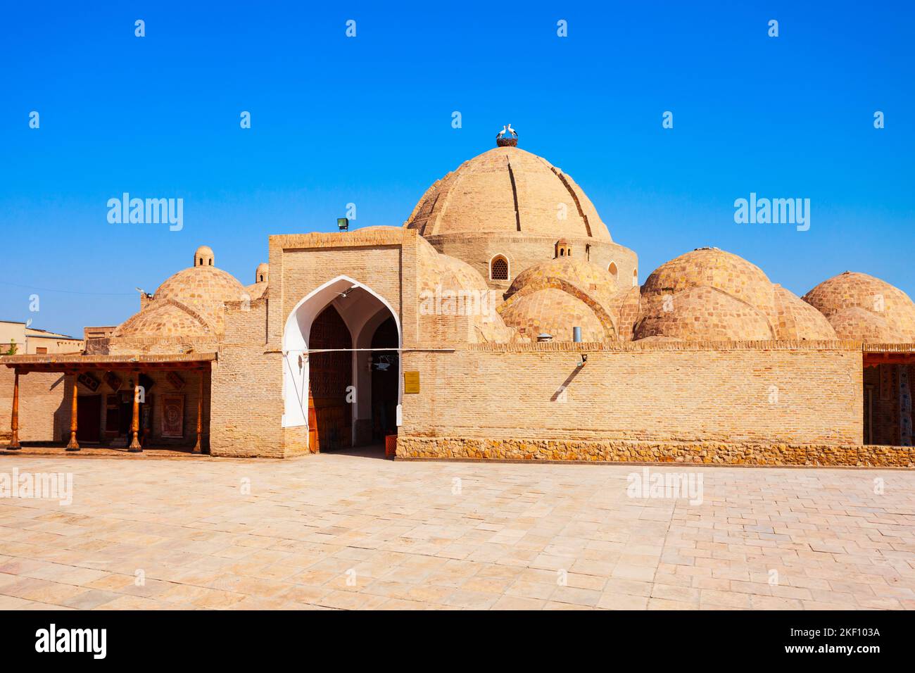 Toqi Zargaron Bazaar is a covered market near the Kalyan Mosque Minaret ...