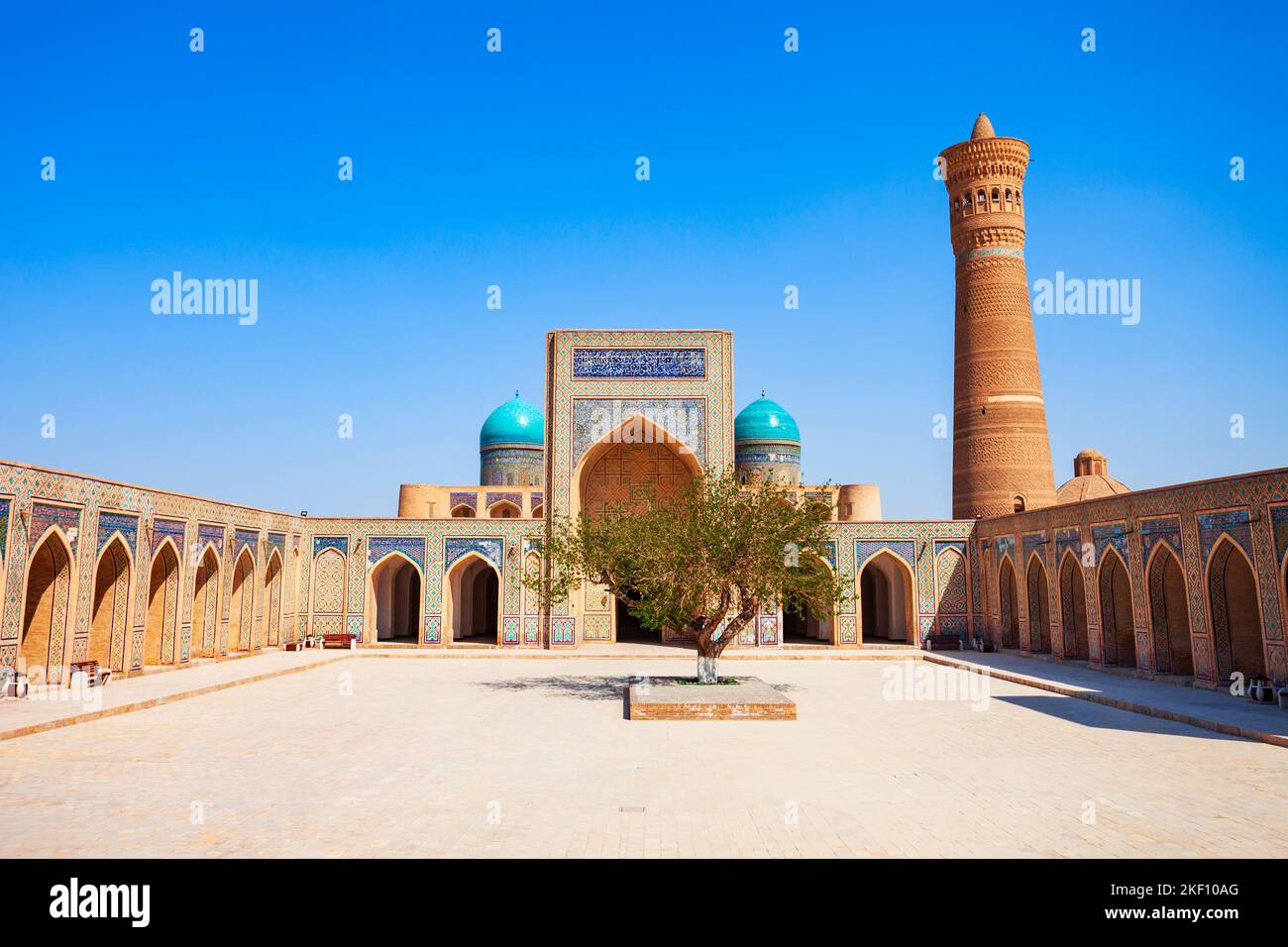 Kalyan Minaret and Kalyan mosque is a parts of the Poi Kalon islamic ...