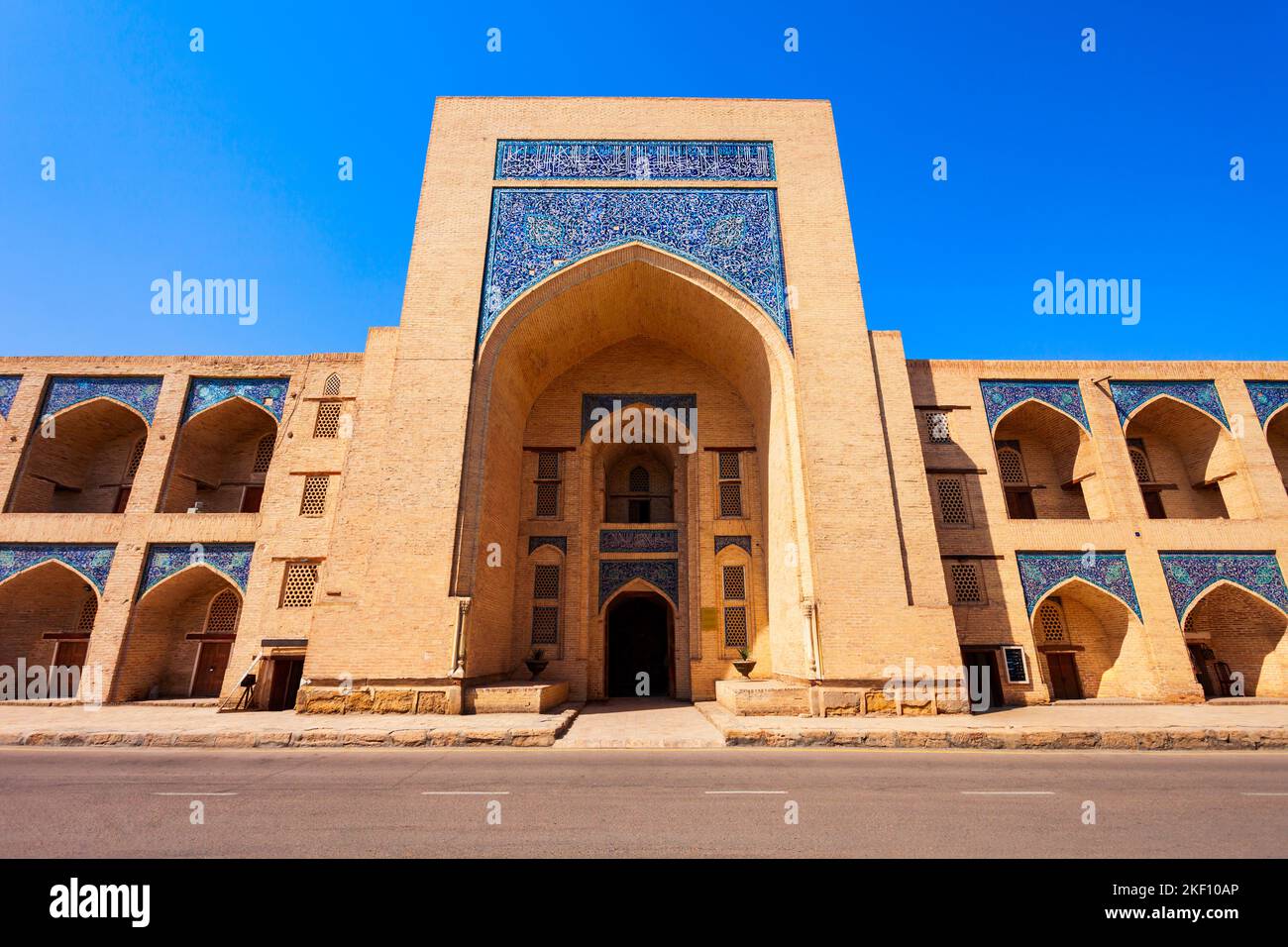 Kukeldash Madrasah is an ancient madrasa in the centre of Bukhara city ...