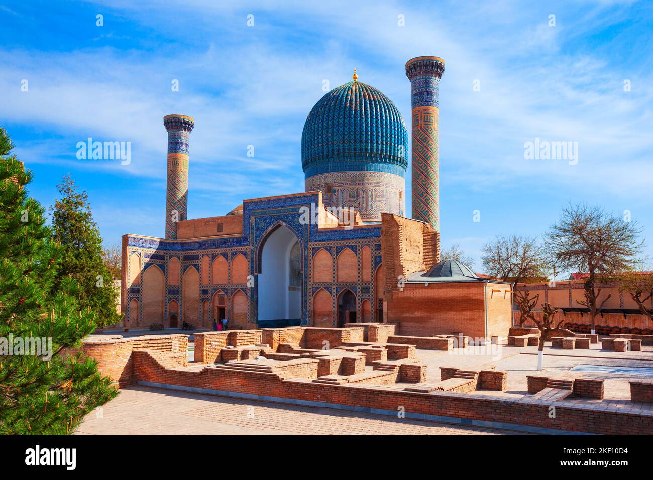 Guri Amir or Gur Emir is a mausoleum of the Mongol conqueror Amir Temur ...