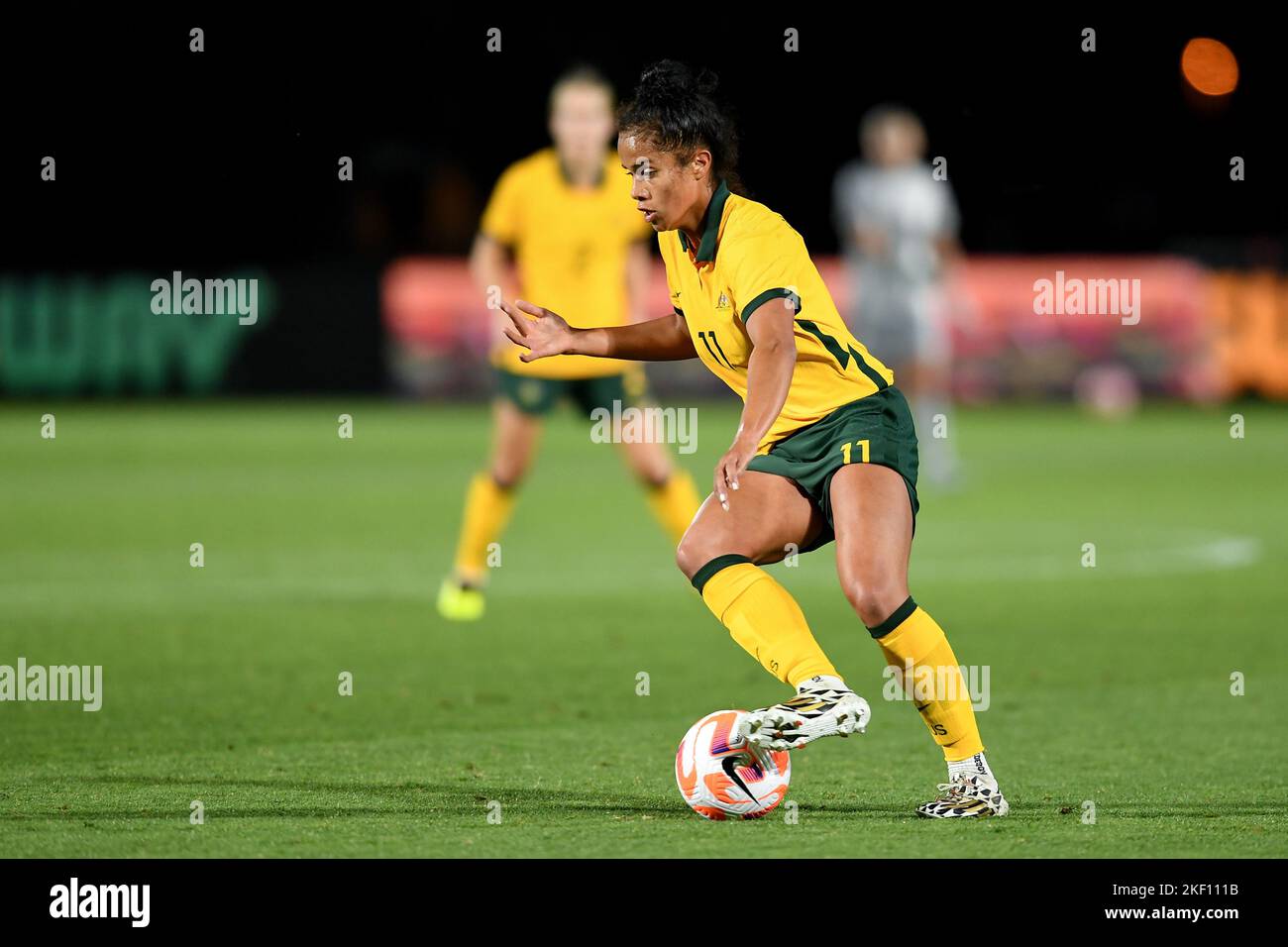 GOSFORD, AUSTRALIA - NOVEMBER 15: Mary Fowler of Australia controls the ...