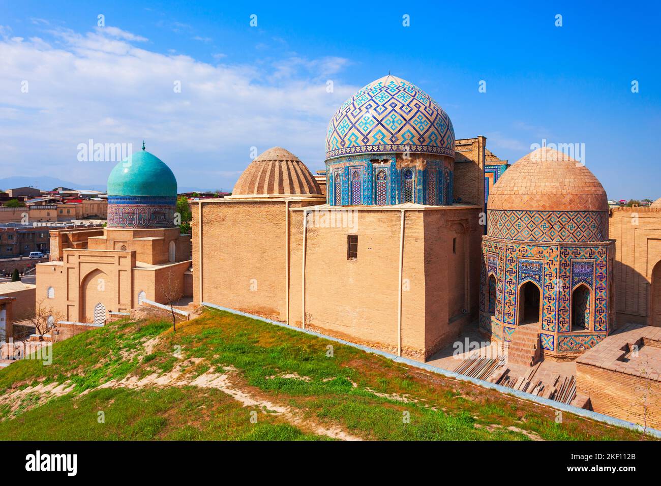 Shah-i-Zinda or Shah i Zinda is a mausoleum in the Samarkand city ...