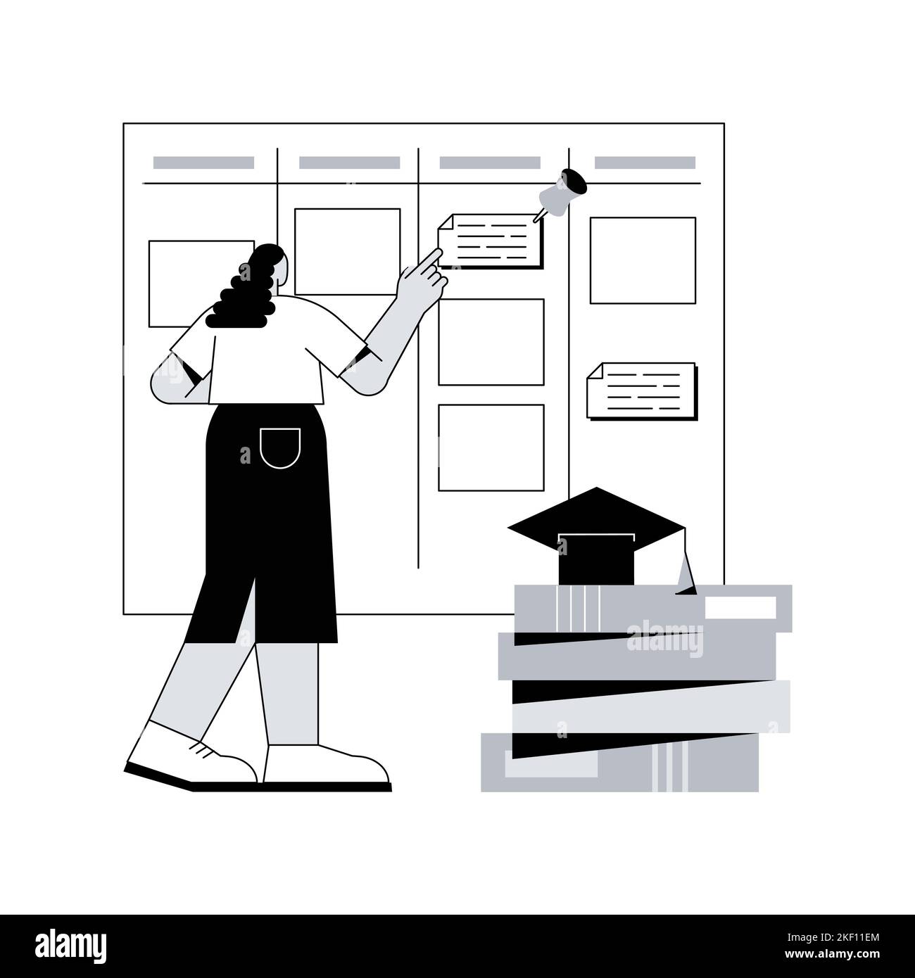 School curriculum abstract concept vector illustration. Homeschooling ...