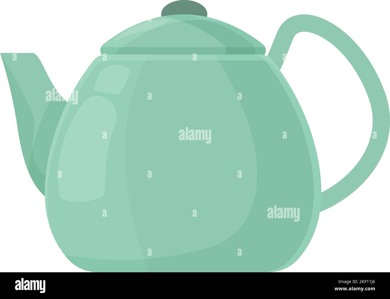 Tea pot icon cartoon vector. Electric pot. Kitchen decor Stock Vector ...