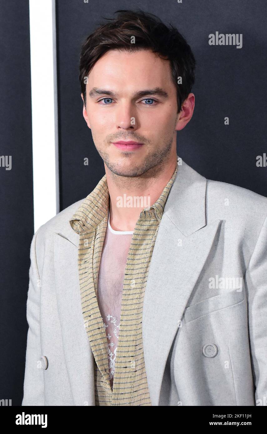 New York New York - 14 November 2022 - Nicholas Hoult. "The Menu" New ...