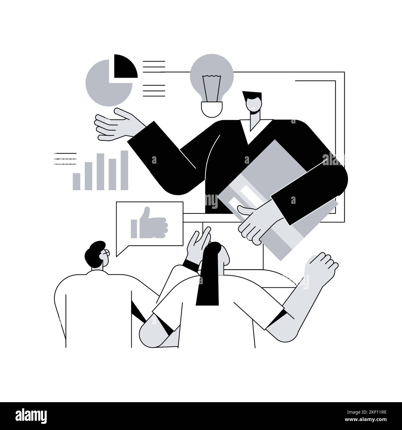 Team building workshop Stock Vector Images - Alamy