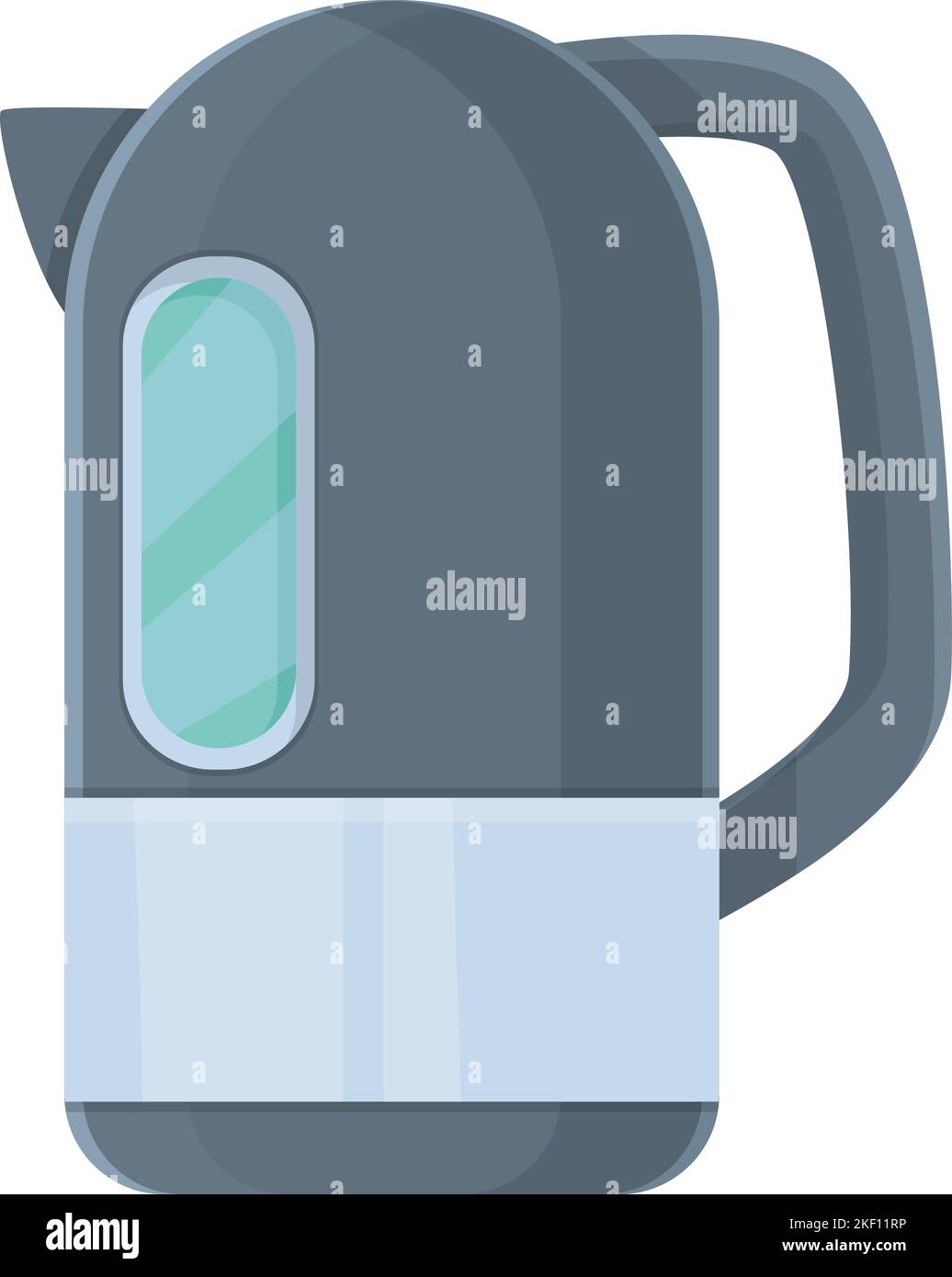 Modern style kettle icon cartoon vector. Electric water. Boiler item ...