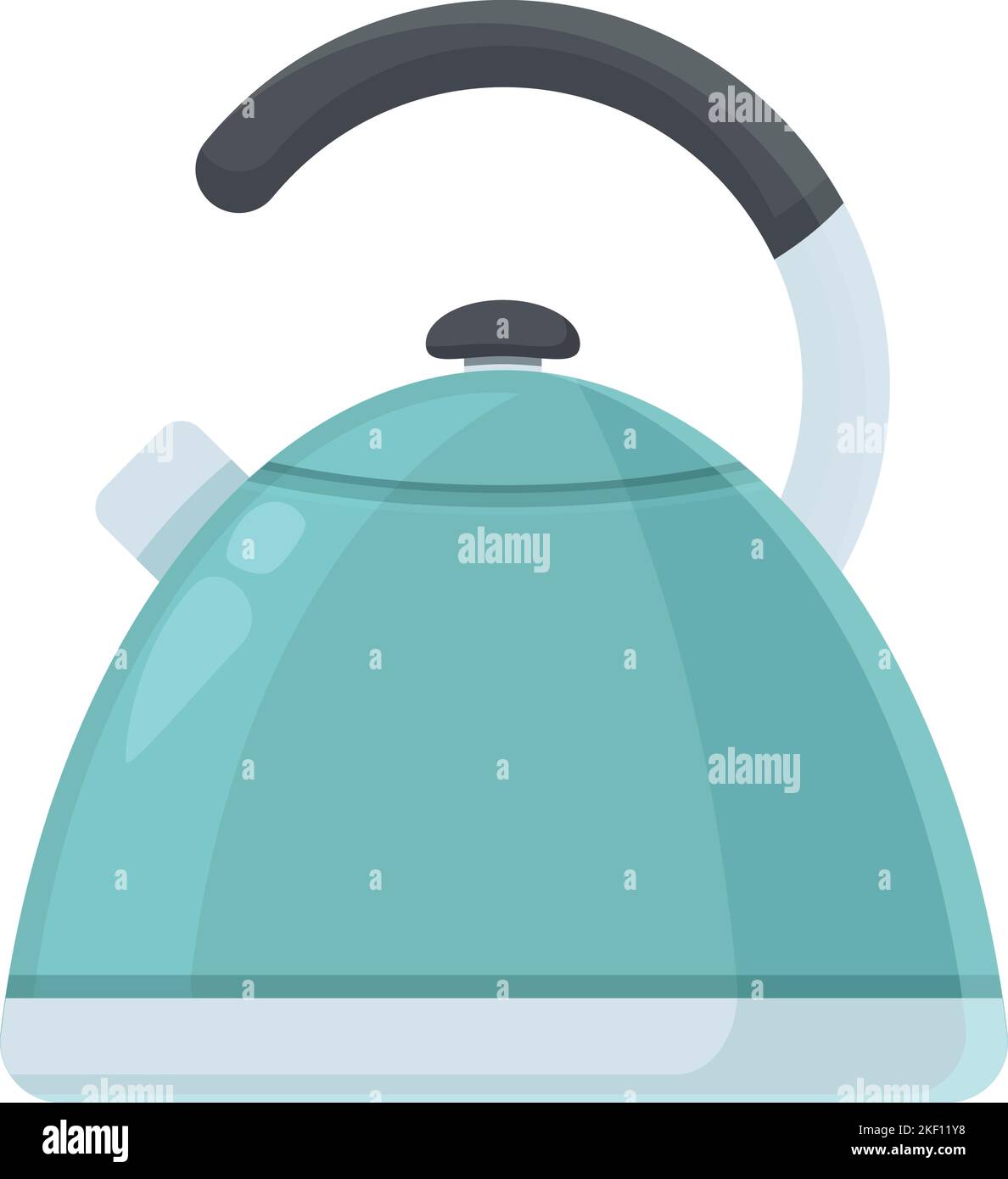 Home kettle icon cartoon vector. Water glass. Cooking mug Stock Vector ...
