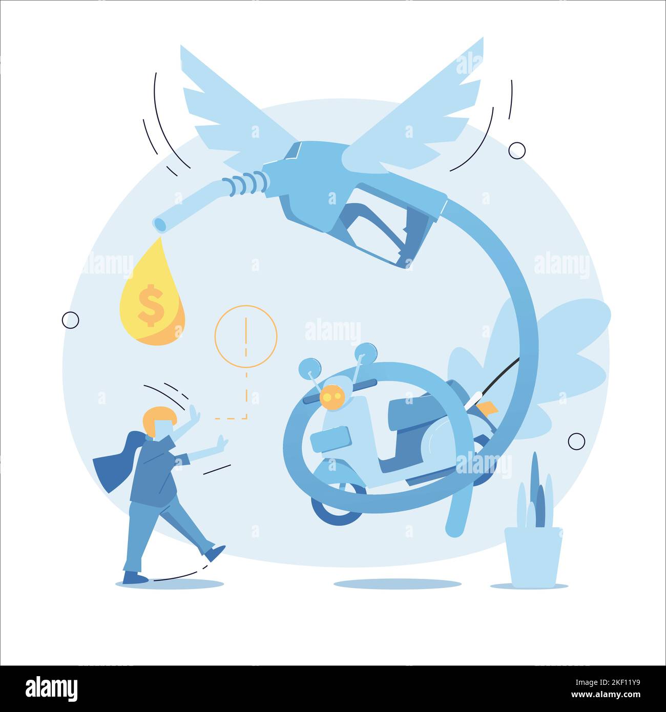 Petrol scarcity Stock Vector Images - Alamy