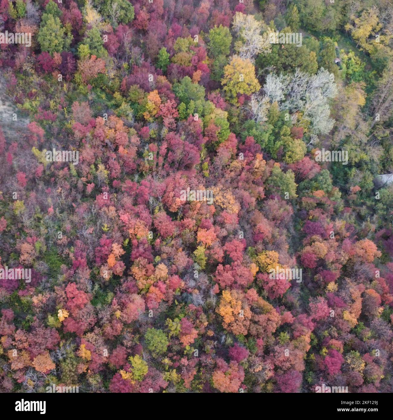 Aerial view footage multi colored hi-res stock photography and images ...