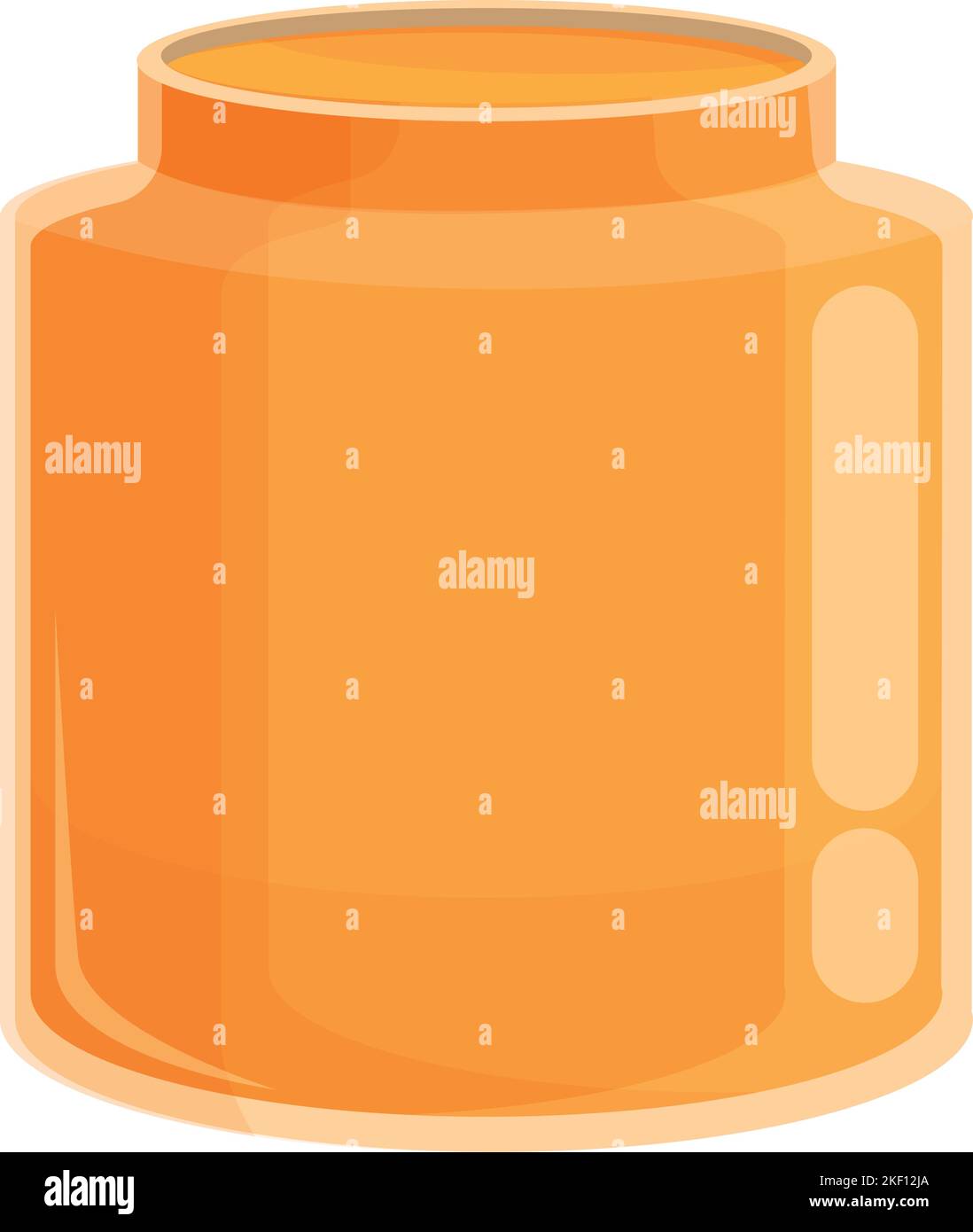 Peanut butter open jar icon cartoon vector. Bread caramel. Cream food ...