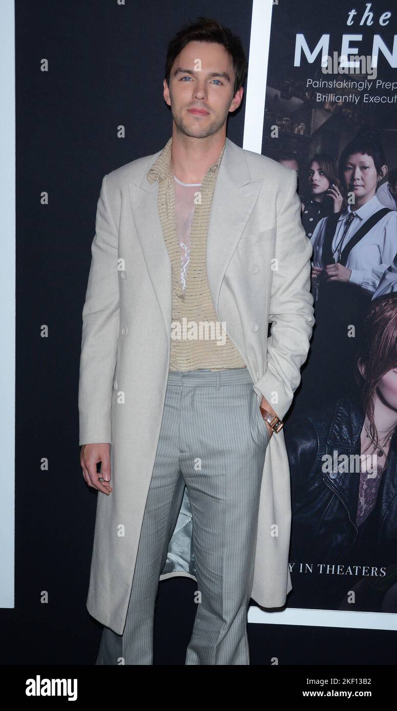 14 November 2022 - New York New York - Nicholas Hoult. "The Menu" New ...