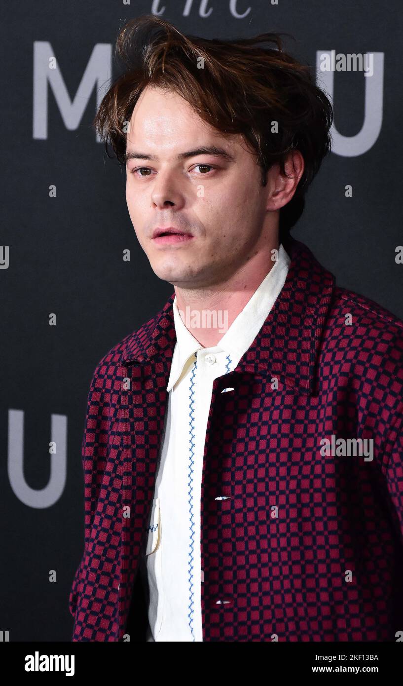 14 November 2022 - New York New York - Charlie Heaton. "The Menu" New ...