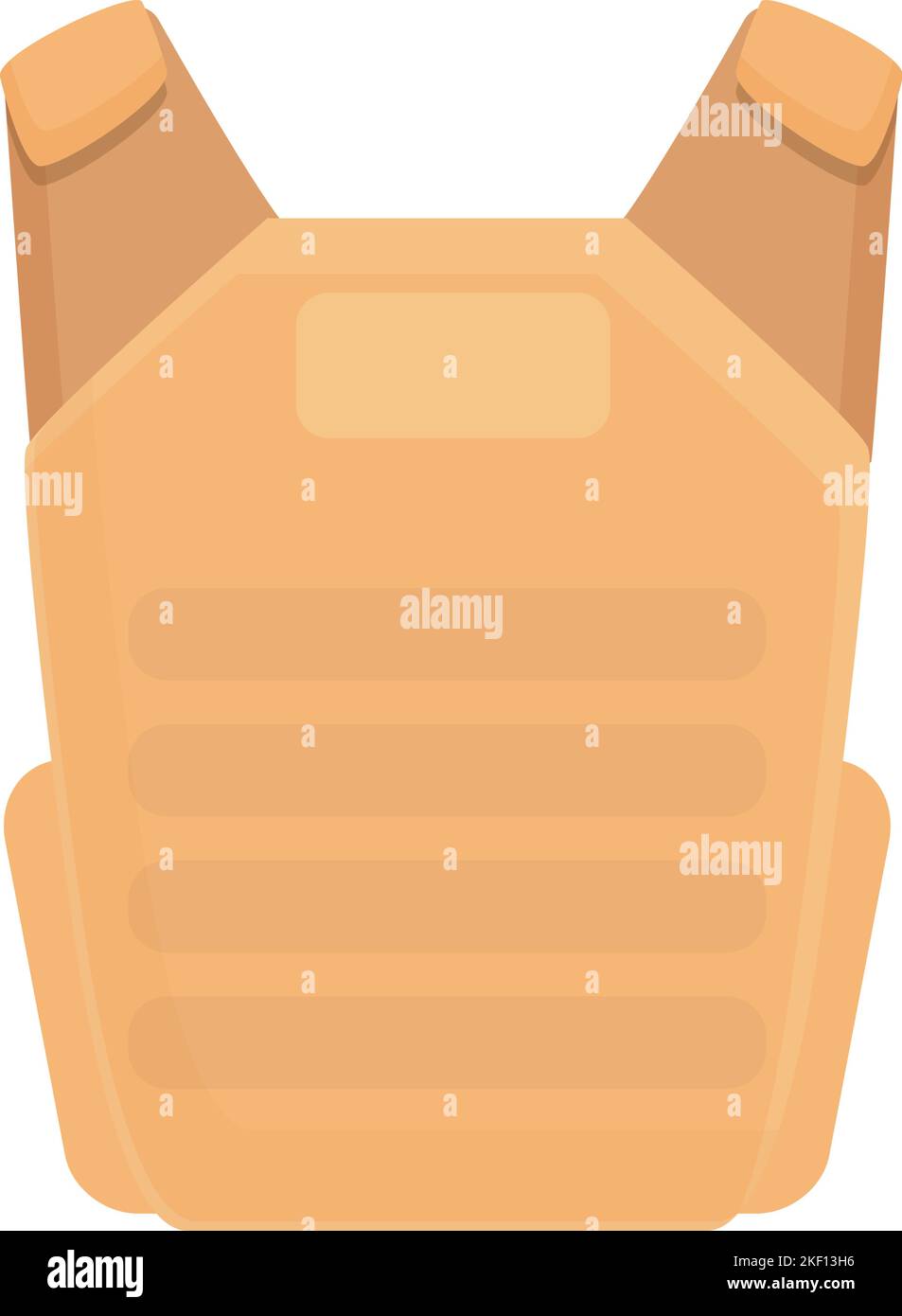 Desert vest icon cartoon vector. Bullet proof. Team safety Stock Vector ...