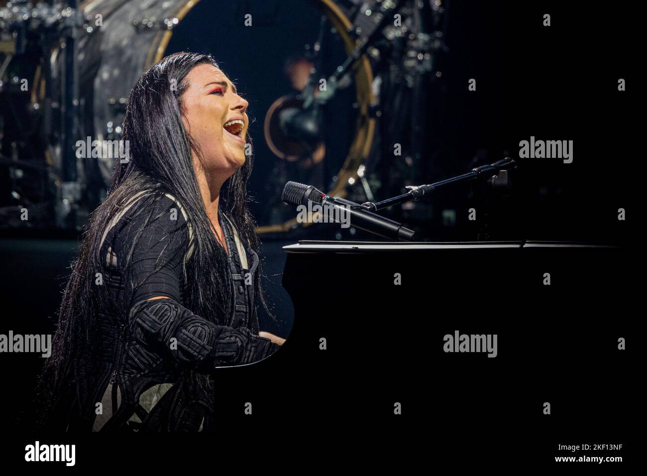 Evanescence live concert at Mediolanum Forum in Assago Milan Italy ...