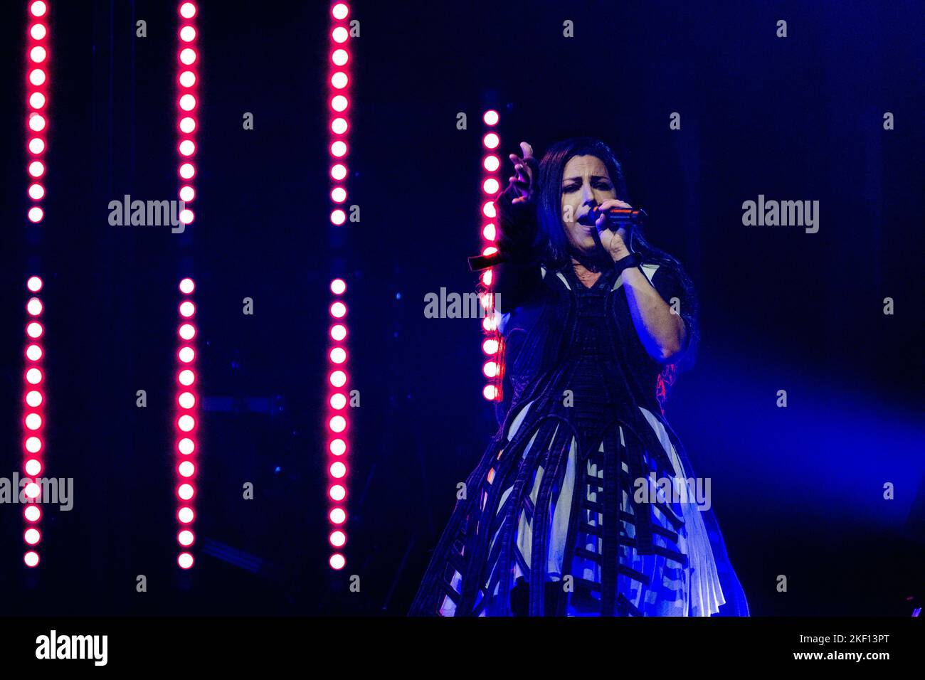 Evanescence live concert at Mediolanum Forum in Assago Milan Italy ...