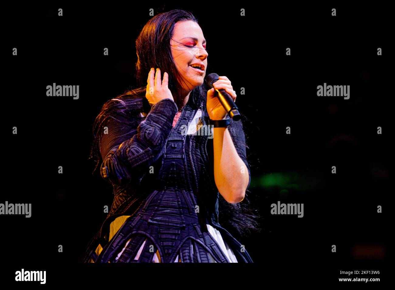 Evanescence live concert at Mediolanum Forum in Assago Milan Italy ...