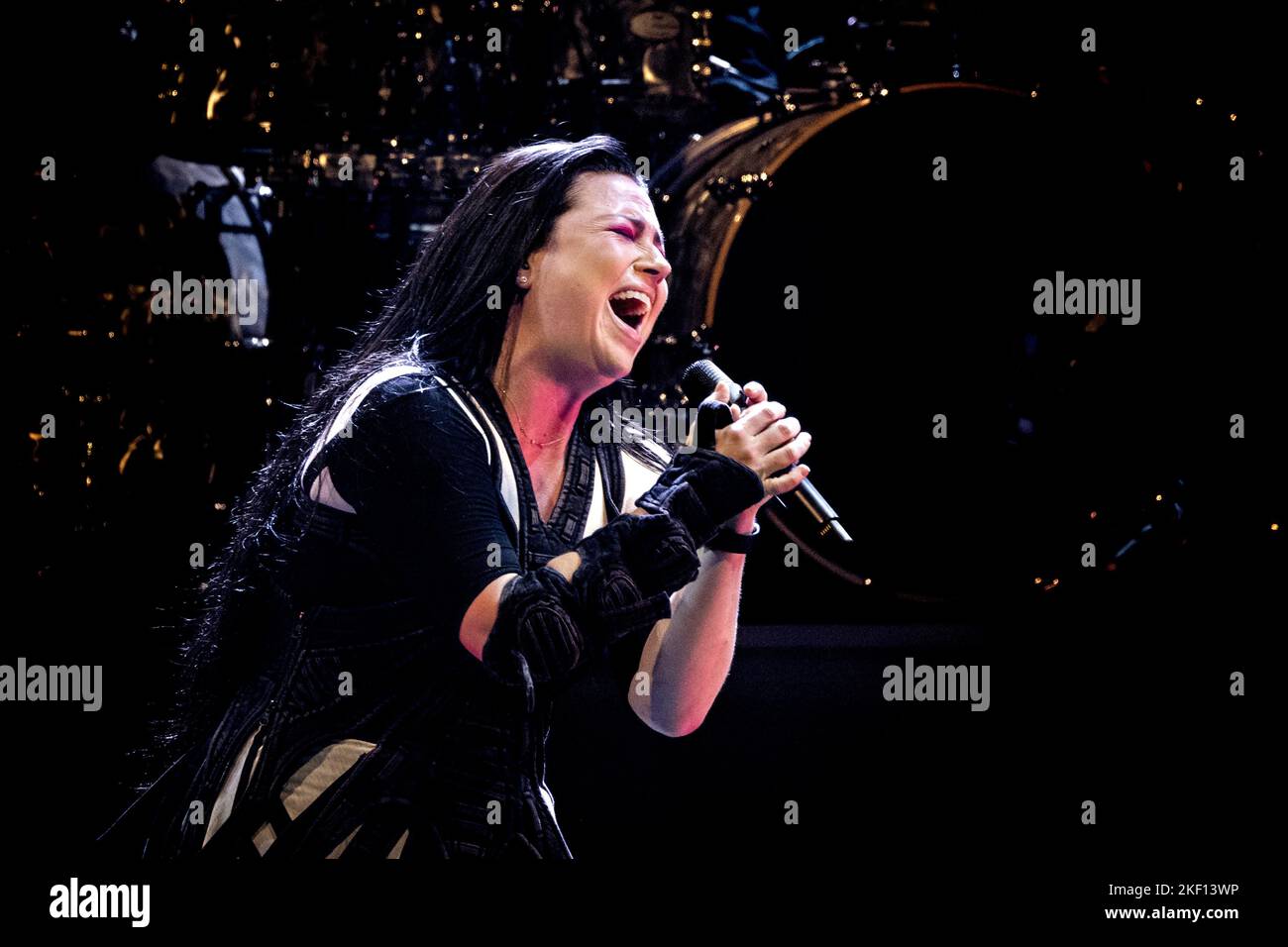 Evanescence live concert at Mediolanum Forum in Assago Milan Italy ...