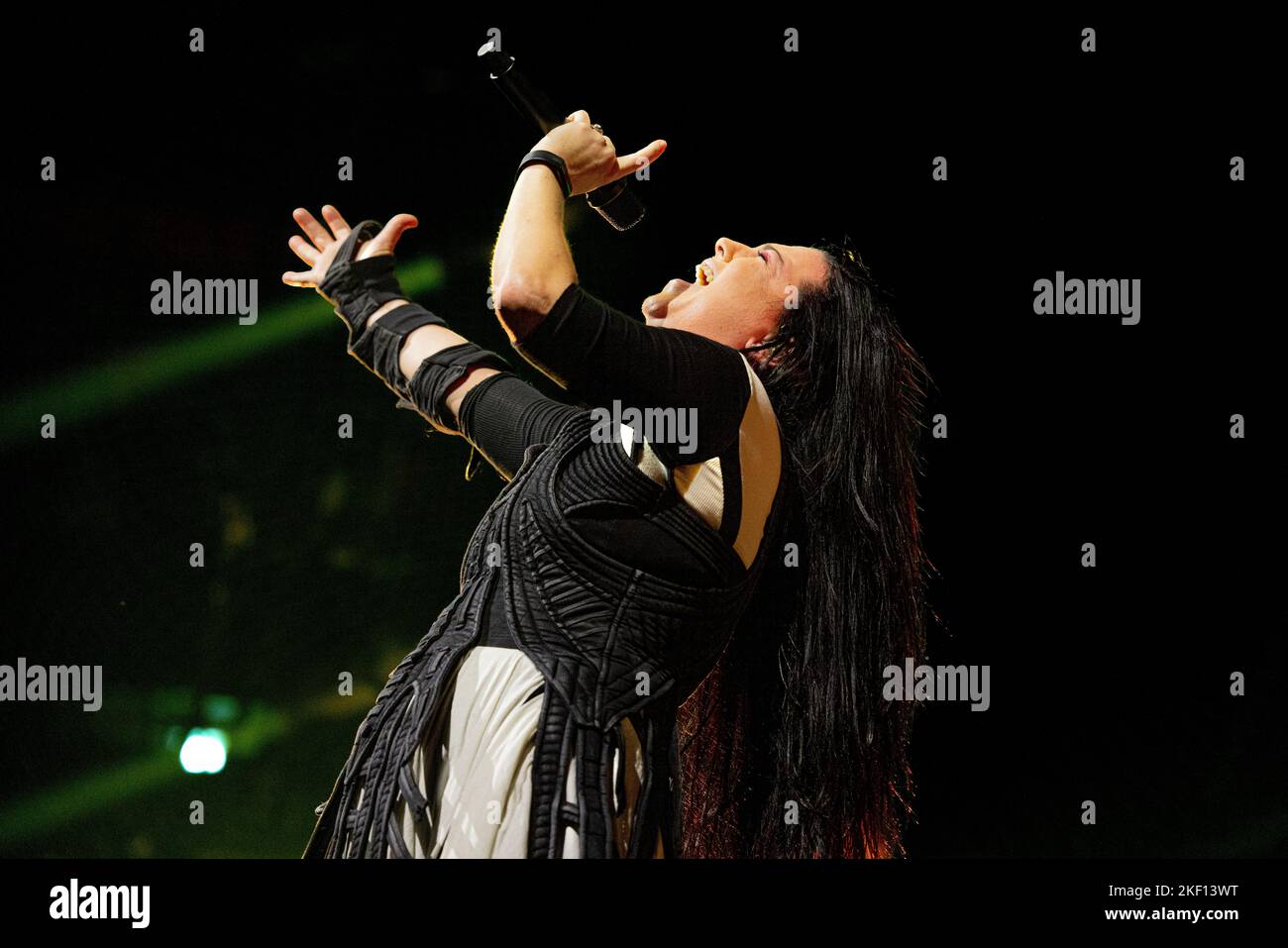 Evanescence live concert at Mediolanum Forum in Assago Milan Italy ...