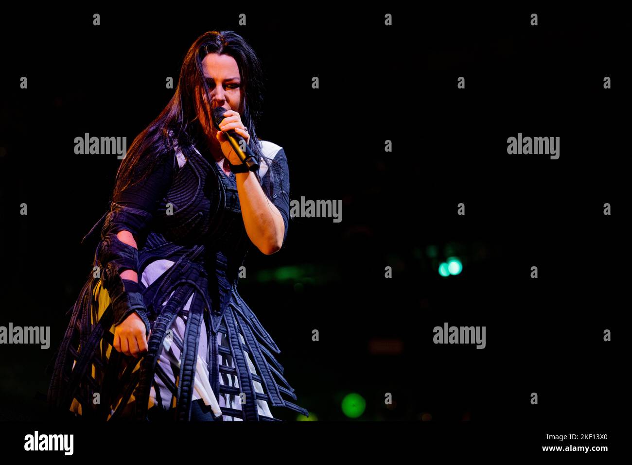 Evanescence live concert at Mediolanum Forum in Assago Milan Italy ...