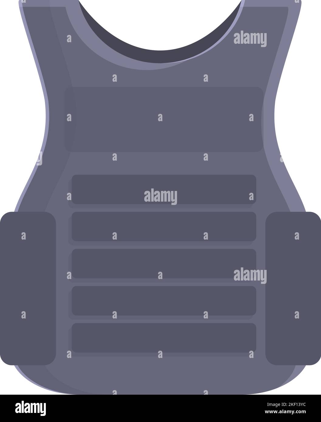 Bullet vest icon cartoon vector. Police proof. Kevlar armor Stock ...