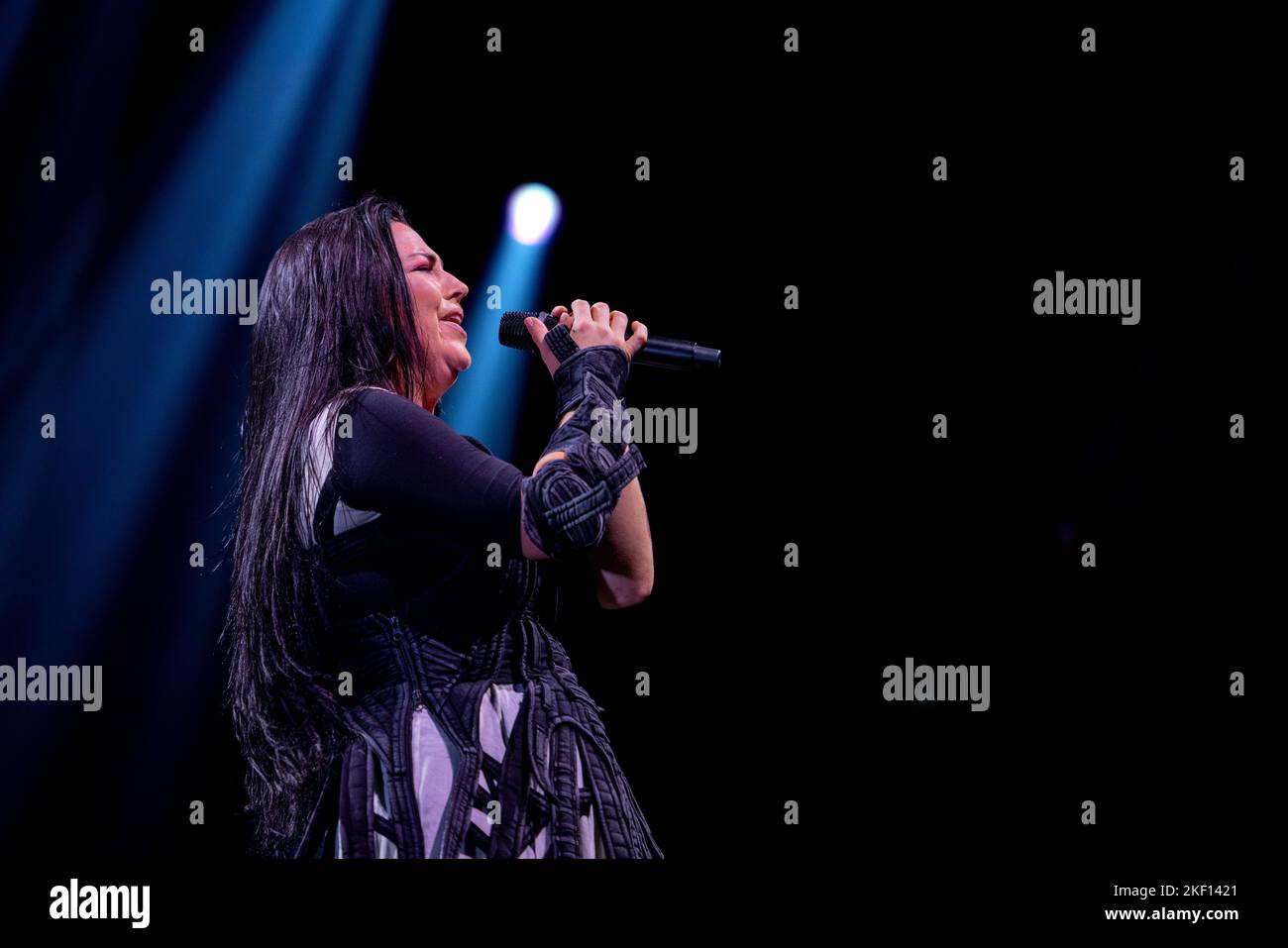 Evanescence live concert at Mediolanum Forum in Assago Milan Italy ...