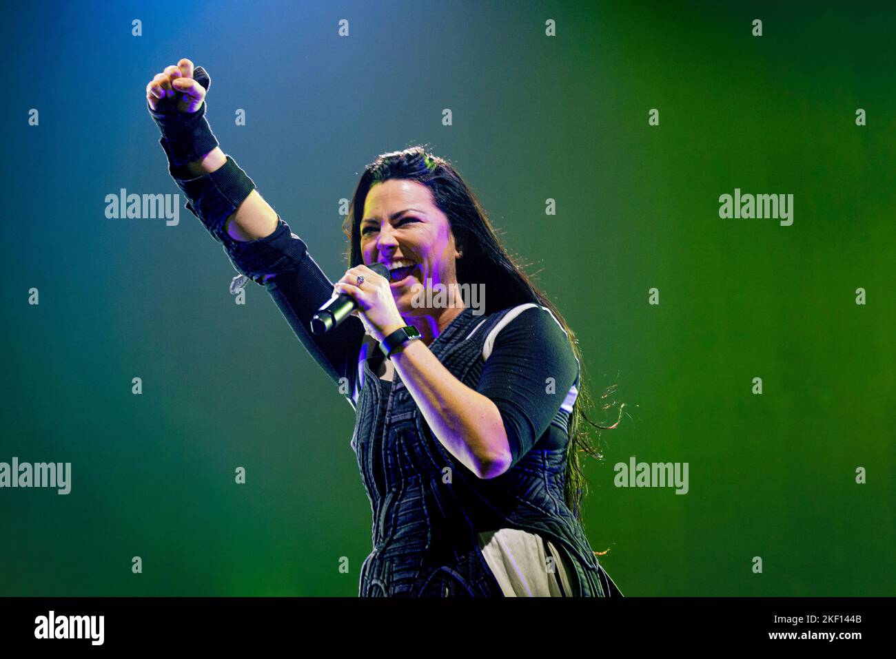 Evanescence live concert at Mediolanum Forum in Assago Milan Italy ...