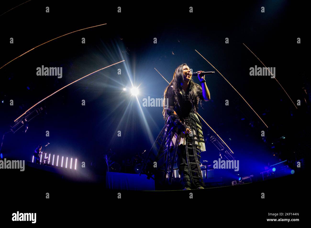 Evanescence live concert at Mediolanum Forum in Assago Milan Italy ...